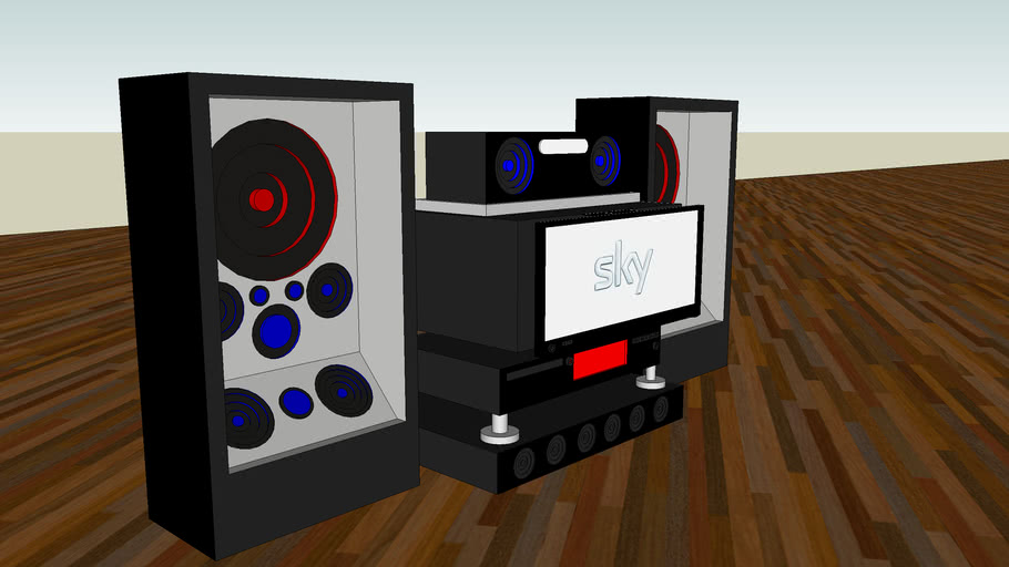Surround sound system | 3D Warehouse