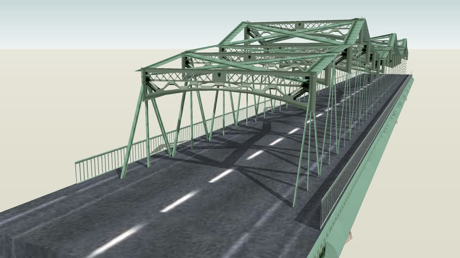 John E. Cox Memorial Bridge in Lowell, Massachusetts | 3D Warehouse
