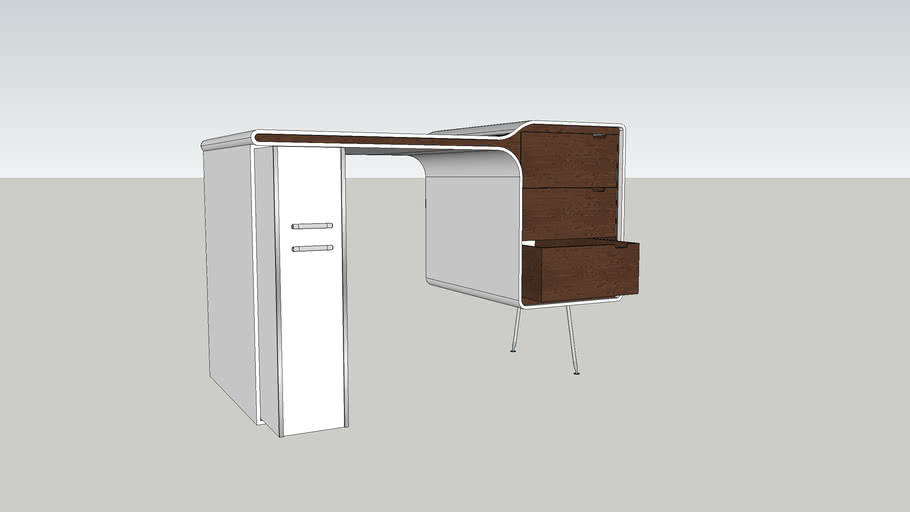 Office Desk Meja Kantor | 3D Warehouse
