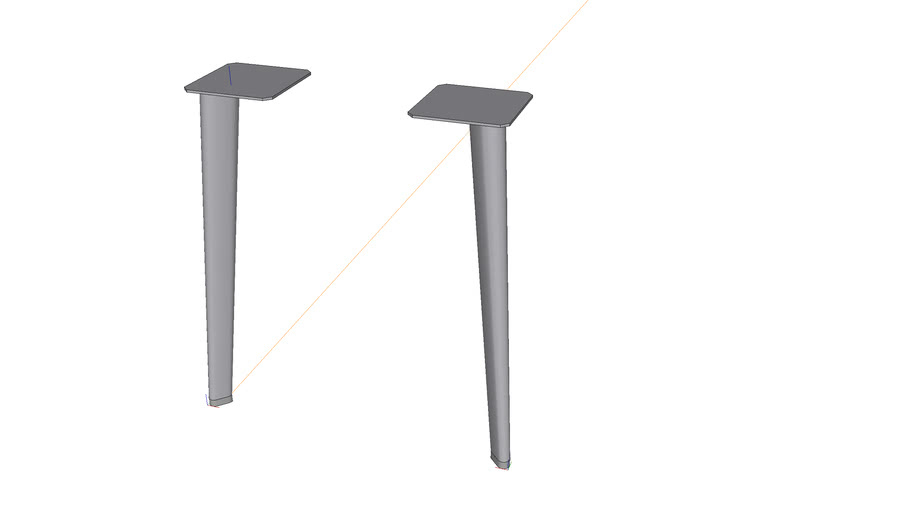 Dynamic Tour Tapered and Post Legs | 3D Warehouse