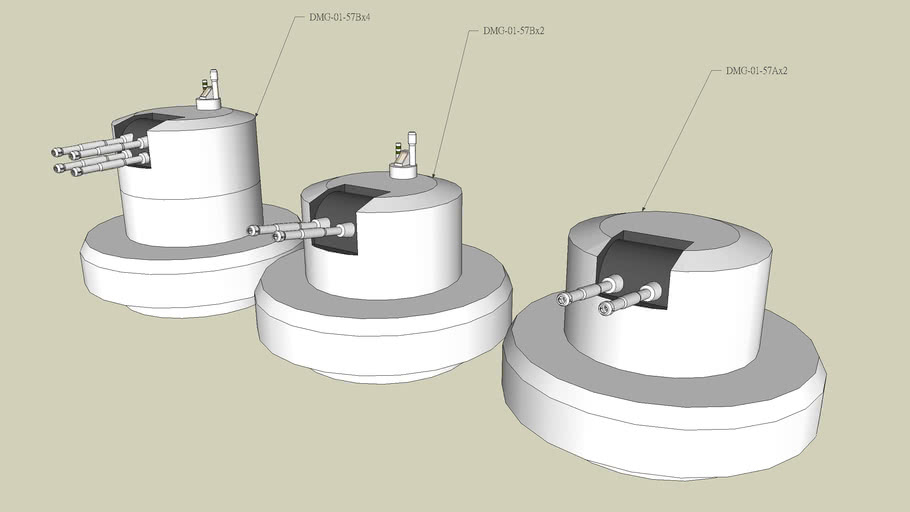 AJ DMG-01-57 Mass Driver gun Series | 3D Warehouse