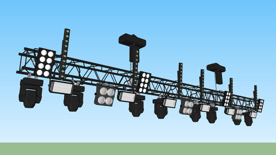 Light rig with Blinders | 3D Warehouse