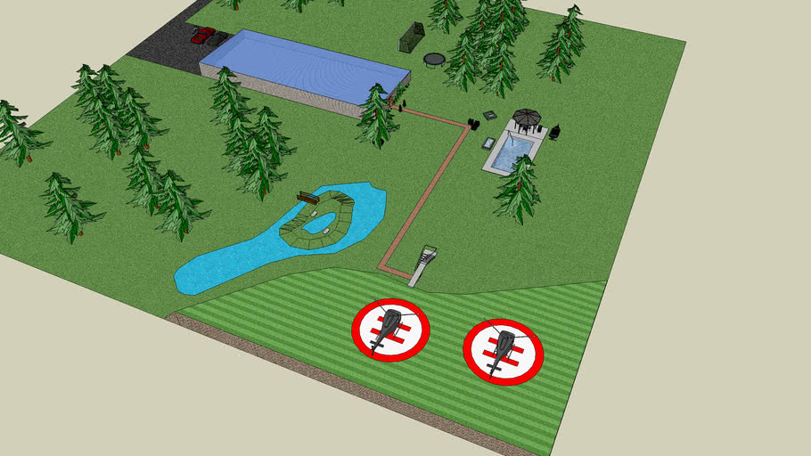 Canadian house in forest | 3D Warehouse