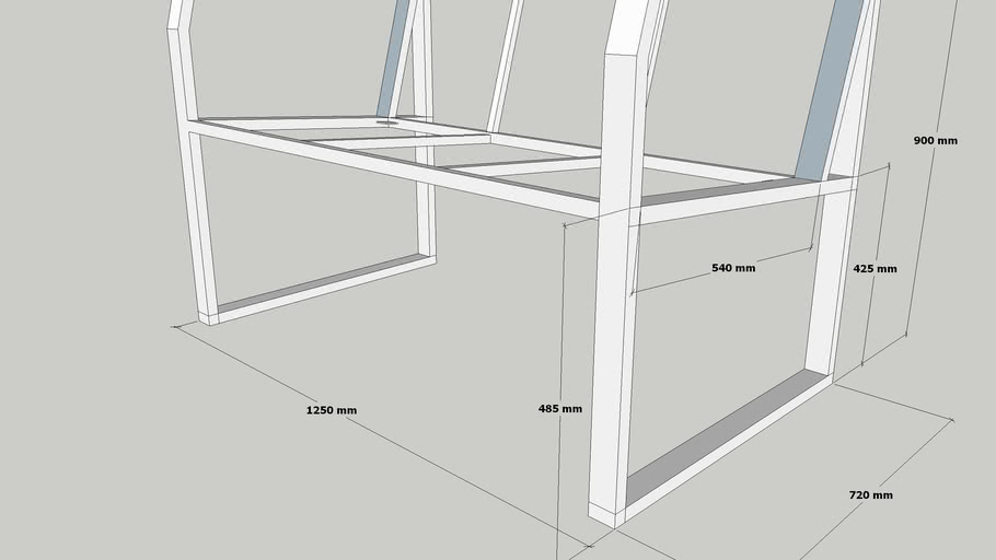 sofa metal frame | 3D Warehouse