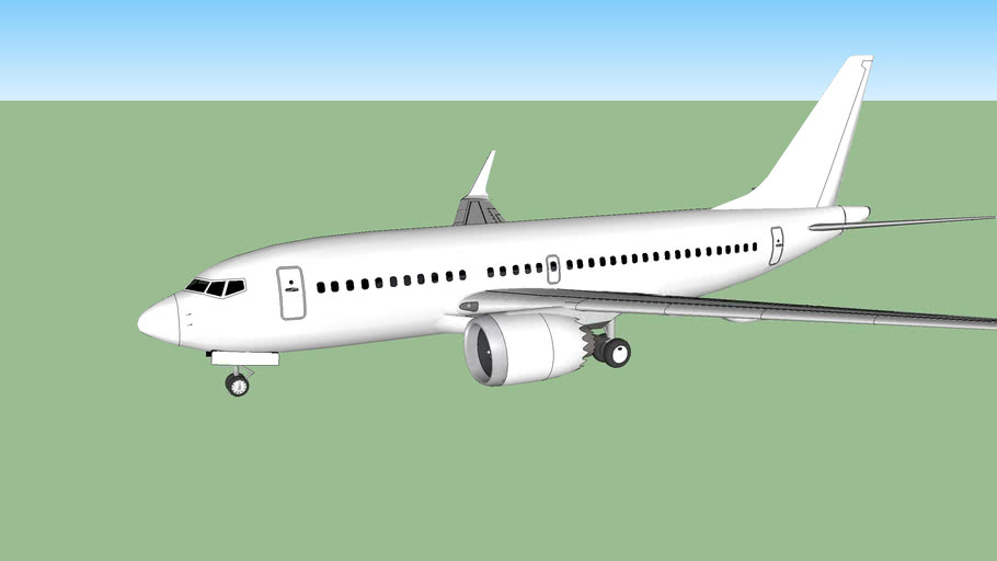 Template - Boeing 737 MAX 7/737-7 (2017) | 3D Warehouse