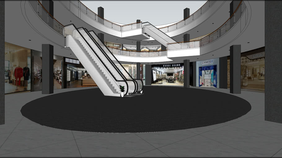 SHOPPING CENTER (Exhibition Hall) | 3D Warehouse