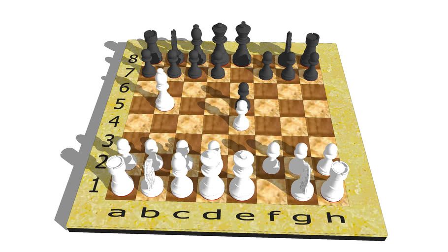Chess - Open game openings | 3D Warehouse