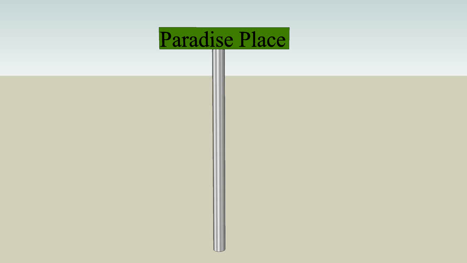 Street Sign | 3D Warehouse