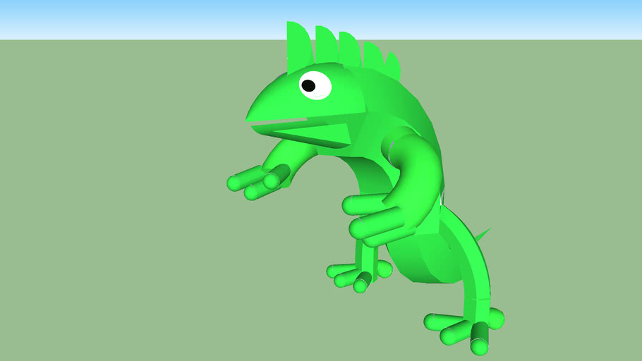 Gex the Lizard | 3D Warehouse