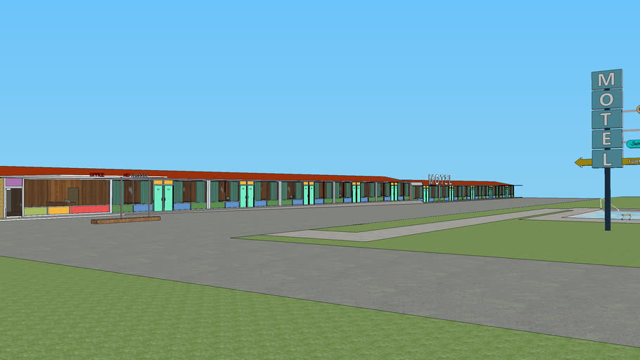 Starlite Motor Inn (Revitalized) | 3D Warehouse