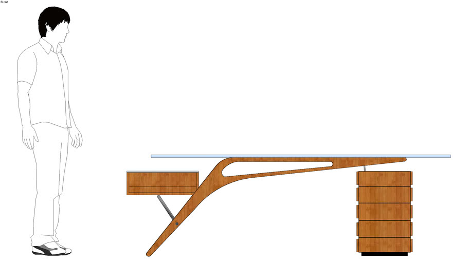 Cavour Desk | 3D Warehouse