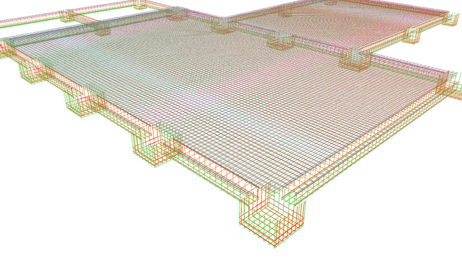 Steel Reinforcement for Small Factory | 3D Warehouse