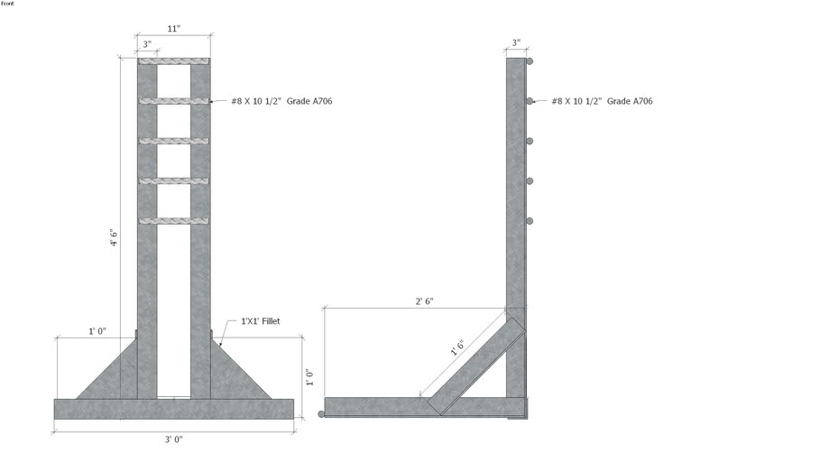 Rebar Ladder horse using channel iron and rebar | 3D Warehouse