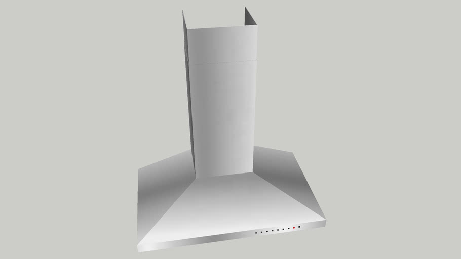 Wolf VW36S 30' Cooktop Wall Hood - Stainless Steel | 3D Warehouse