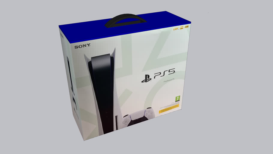 Sony Playstation 5 Box | 3D Warehouse