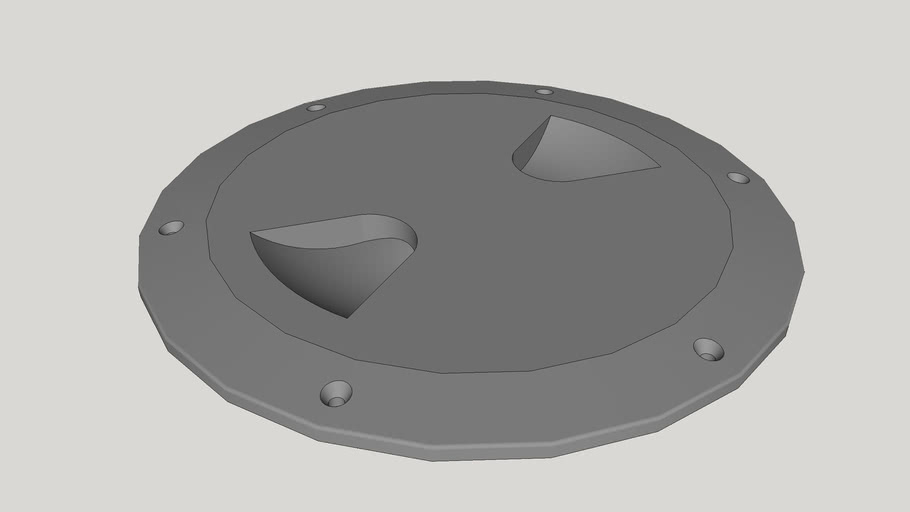 Round Inspection Hatch | 3D Warehouse