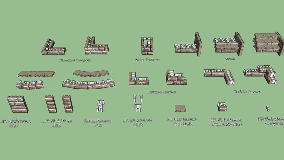 Allan Block Fieldstone Retaining Wall Blocks - Sierra Series - Tan ...