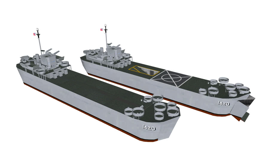 USS_LST 1420 'County' class | 3D Warehouse