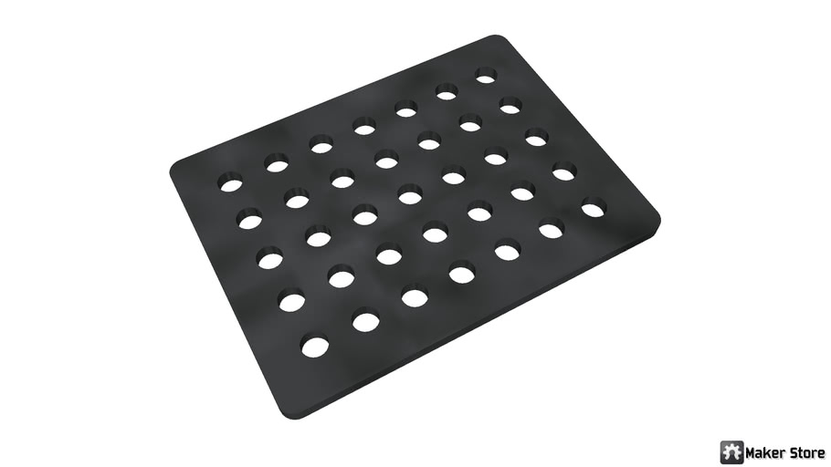 Easy Build Plate 5x7 | 3D Warehouse