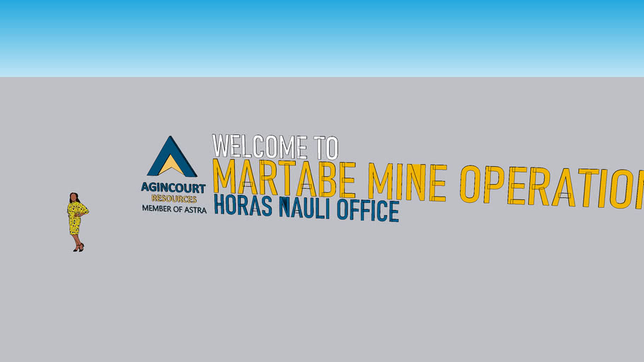 Welcome Sign | 3D Warehouse