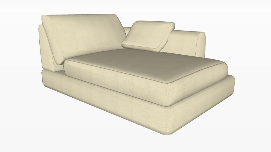 Natuzzi Diagonal Sofa 2375 002 | 3D Warehouse