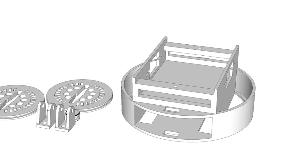 Arduino Robot Chassis (for 3D Printing) | 3D Warehouse