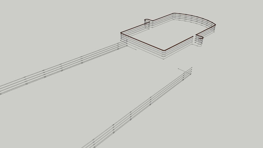 LUSITANIA DECK-BY-DECK NAVIGATION DECK RAILINGS 1 | 3D Warehouse