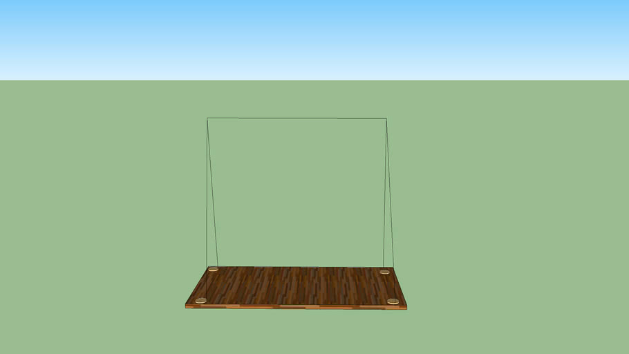 wooden swing | 3D Warehouse