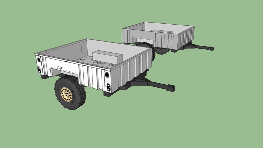 M1101 Military Trailer | 3D Warehouse
