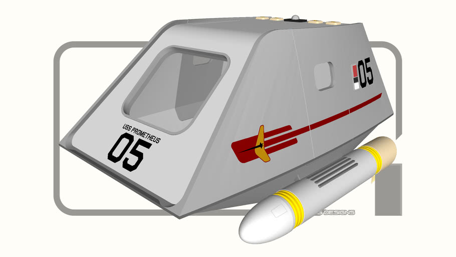 Star Trek TOS - Class A Shuttlepod | 3D Warehouse