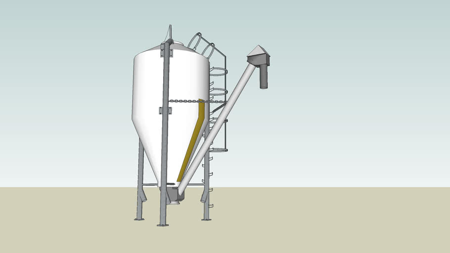 Zootechnical feed silos | 3D Warehouse