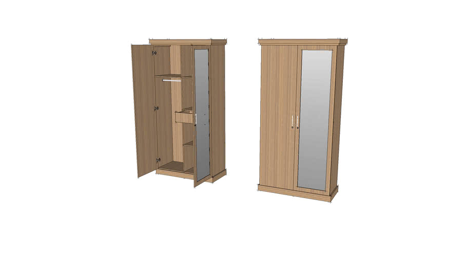 Almari 1x2m | 3D Warehouse