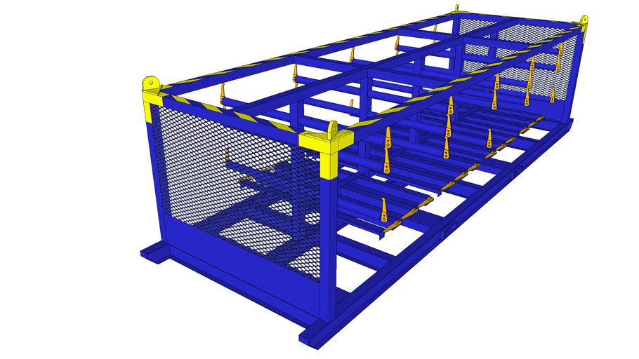 Rack de Tubos | 3D Warehouse