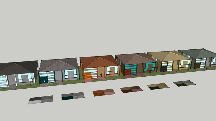 Color Schemes - full houses | 3D Warehouse