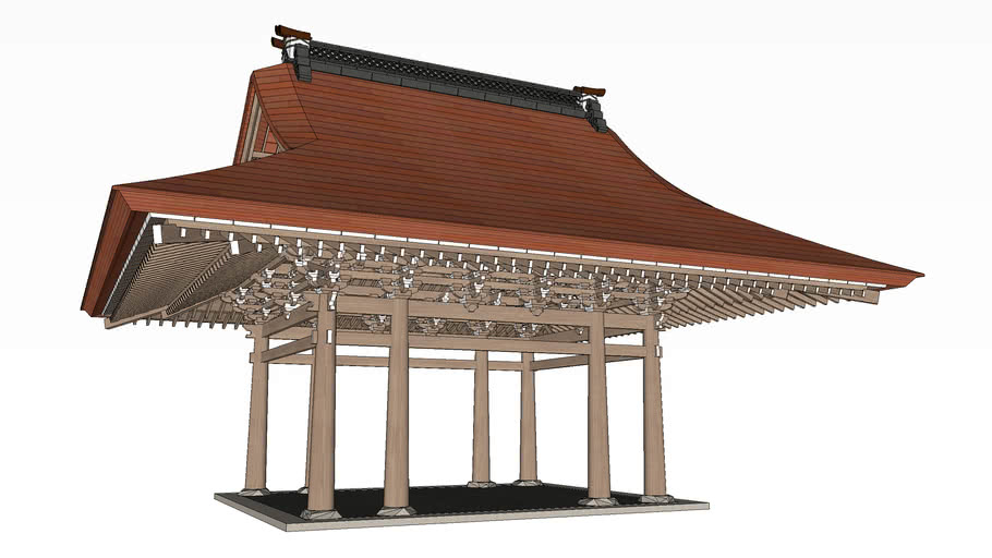 Unreal Japanese Roof | 3D Warehouse