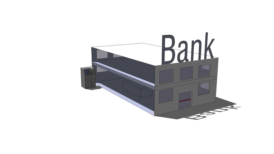 bank and ATM | 3D Warehouse