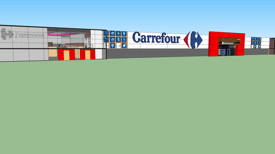 Centre Commercial CARREFOUR | 3D Warehouse