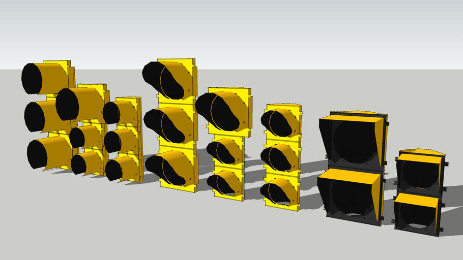 Fortran Canadian Traffic signal set | 3D Warehouse
