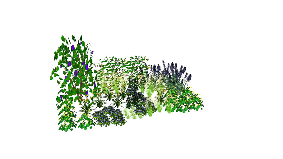 Classic style planting plan | 3D Warehouse