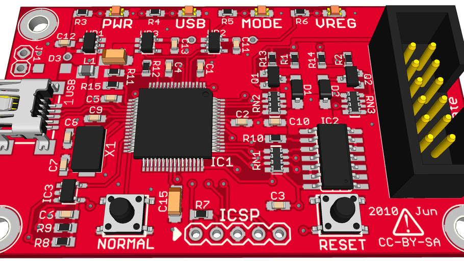 Bus Pirate v4.0 | 3D Warehouse