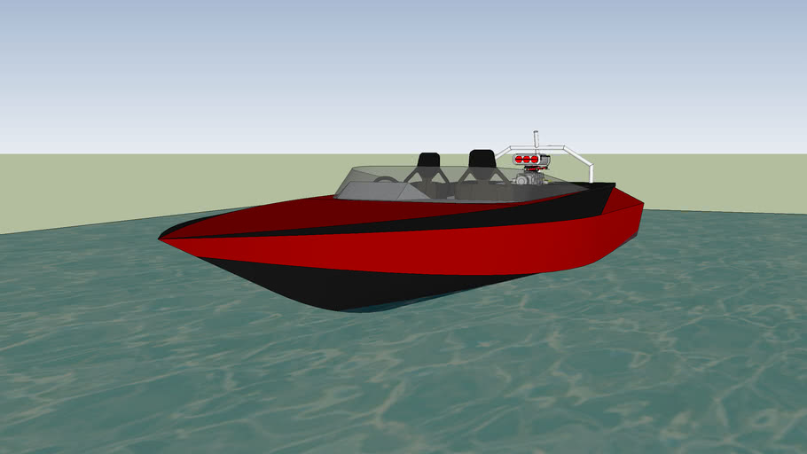 28ft Jet Boat | 3D Warehouse