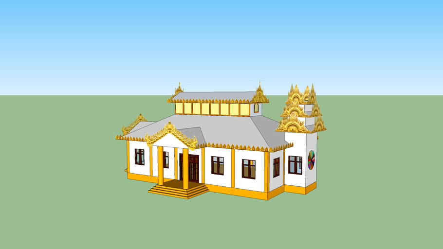 Myanmar Monastery | 3D Warehouse