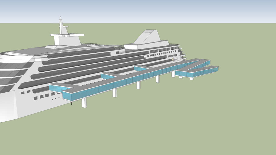 Cruise ship port | 3D Warehouse
