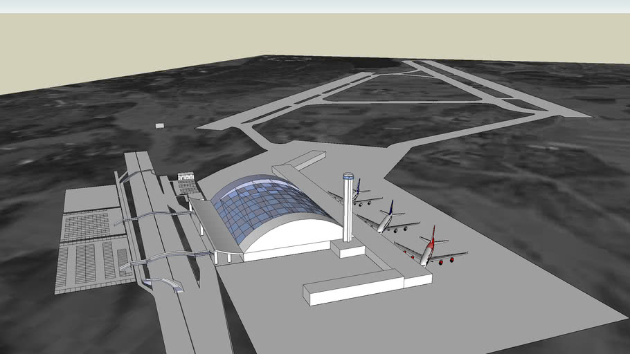 large Airport | 3D Warehouse