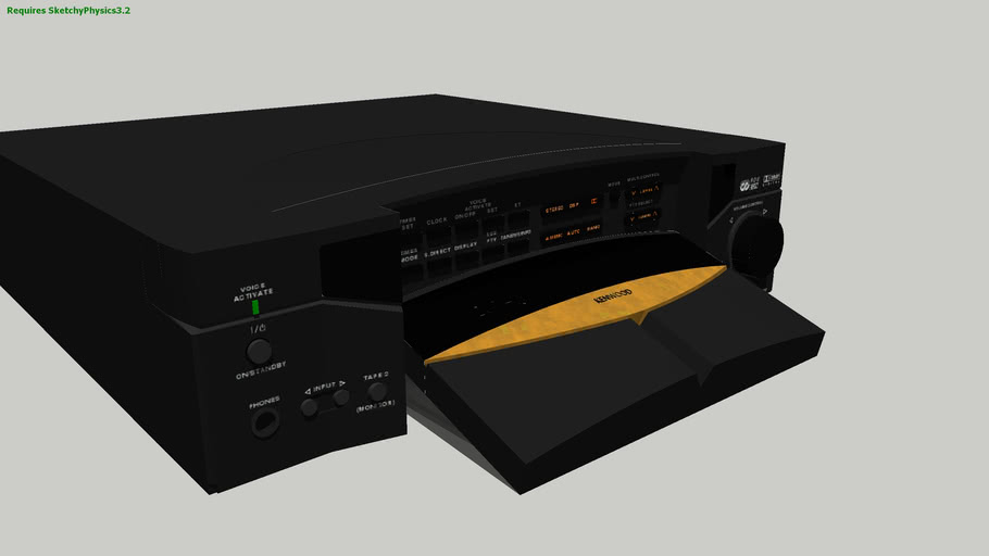 Kenwood AV control center C-V750 | 3D Warehouse