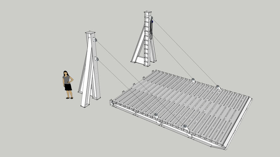 Barge rampdoor | 3D Warehouse