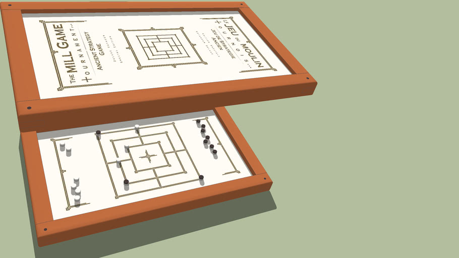 the Mill Game simpler version | 3D Warehouse