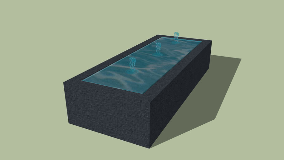 Taylor Made water table 2000 x 800 x 400 | 3D Warehouse