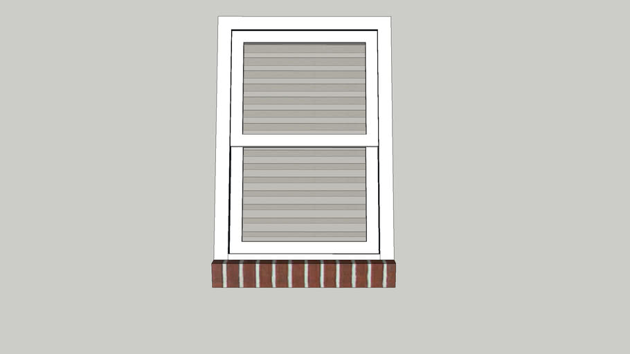 Window with Translucent Shade | 3D Warehouse