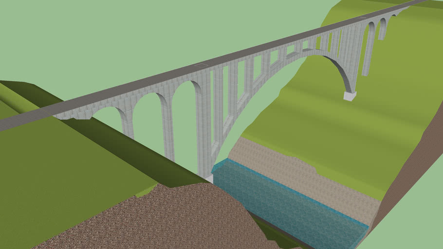 Simple Arch Bridge | 3D Warehouse